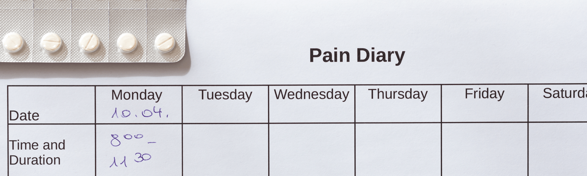 Benefits of keeping a Pain and Activity Diary - DarioHealth